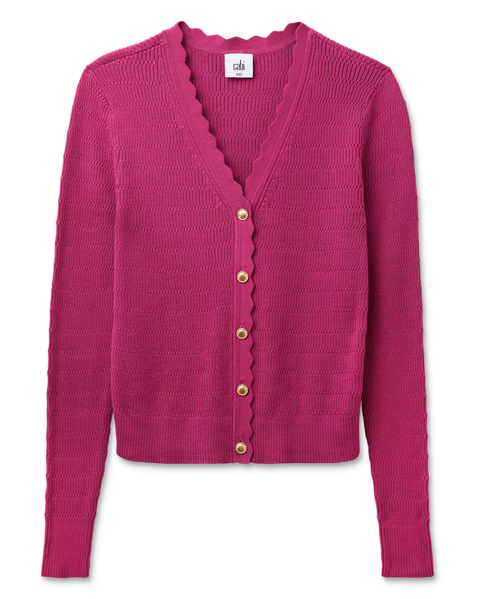 Women’s Fuchsia Cardigan | Treasure Cardigan | Cabi – Cabi Clothing