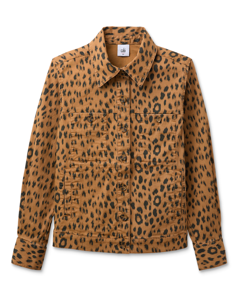Women’s Cheetah Print Jacket | Cheetah Jacket – Cabi Clothing