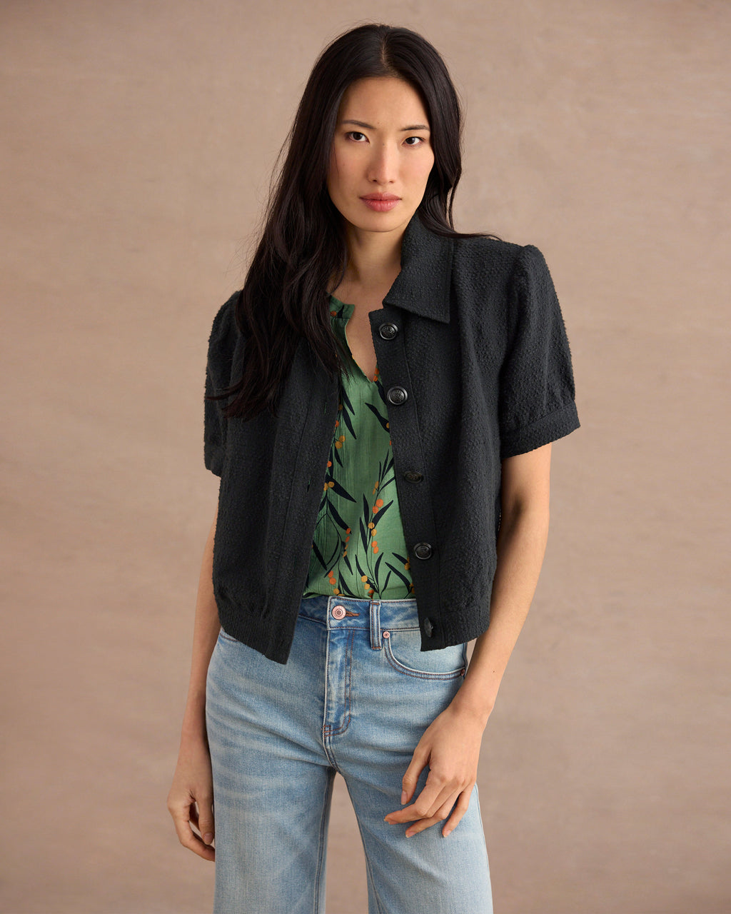 Women’s Short Sleeve Black Jacket | Bettina Jacket – Cabi Clothing
