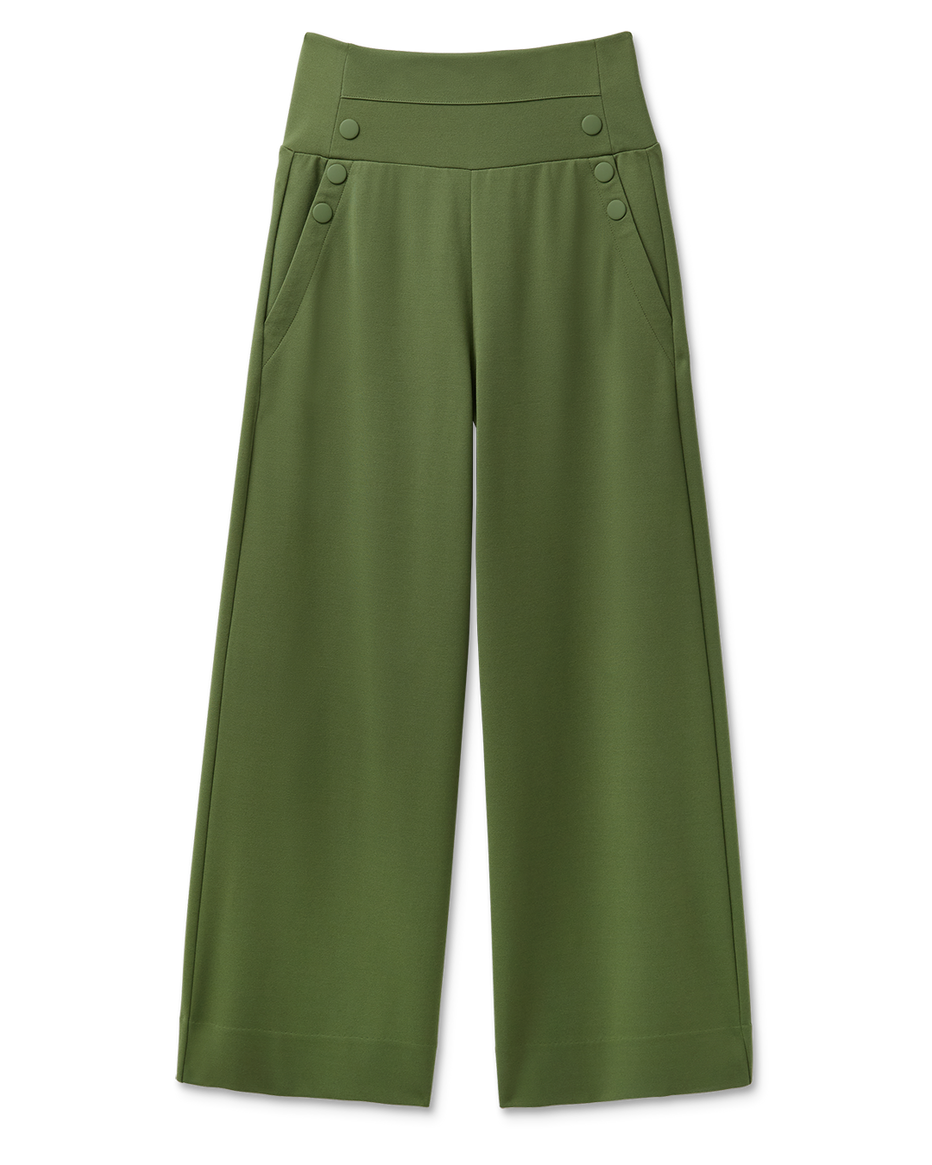 Women’s Olive Green Cropped Pants | Bliss Crop – Cabi Clothing