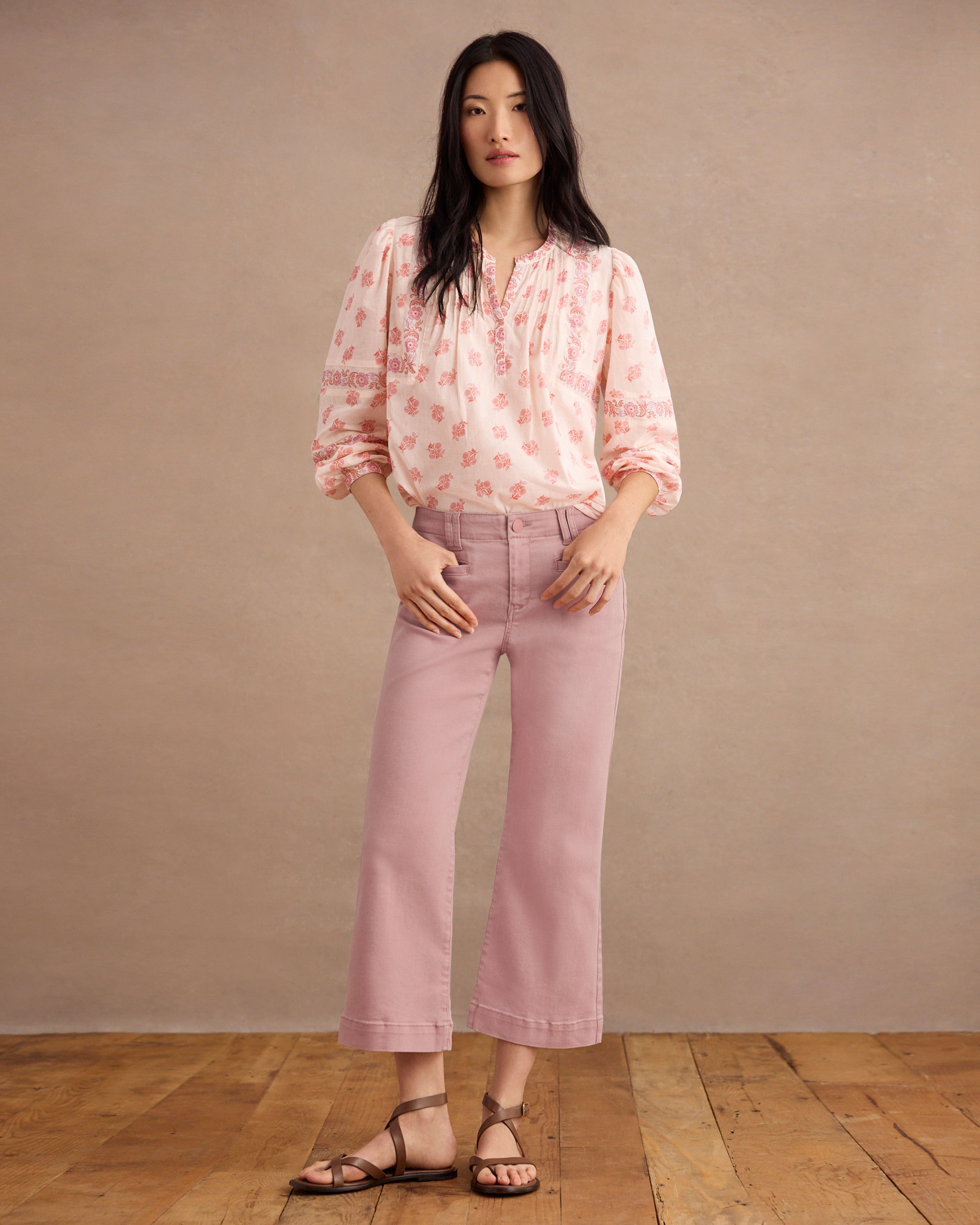 Women’s Pink Jeans | Paloma Crop – Cabi Clothing