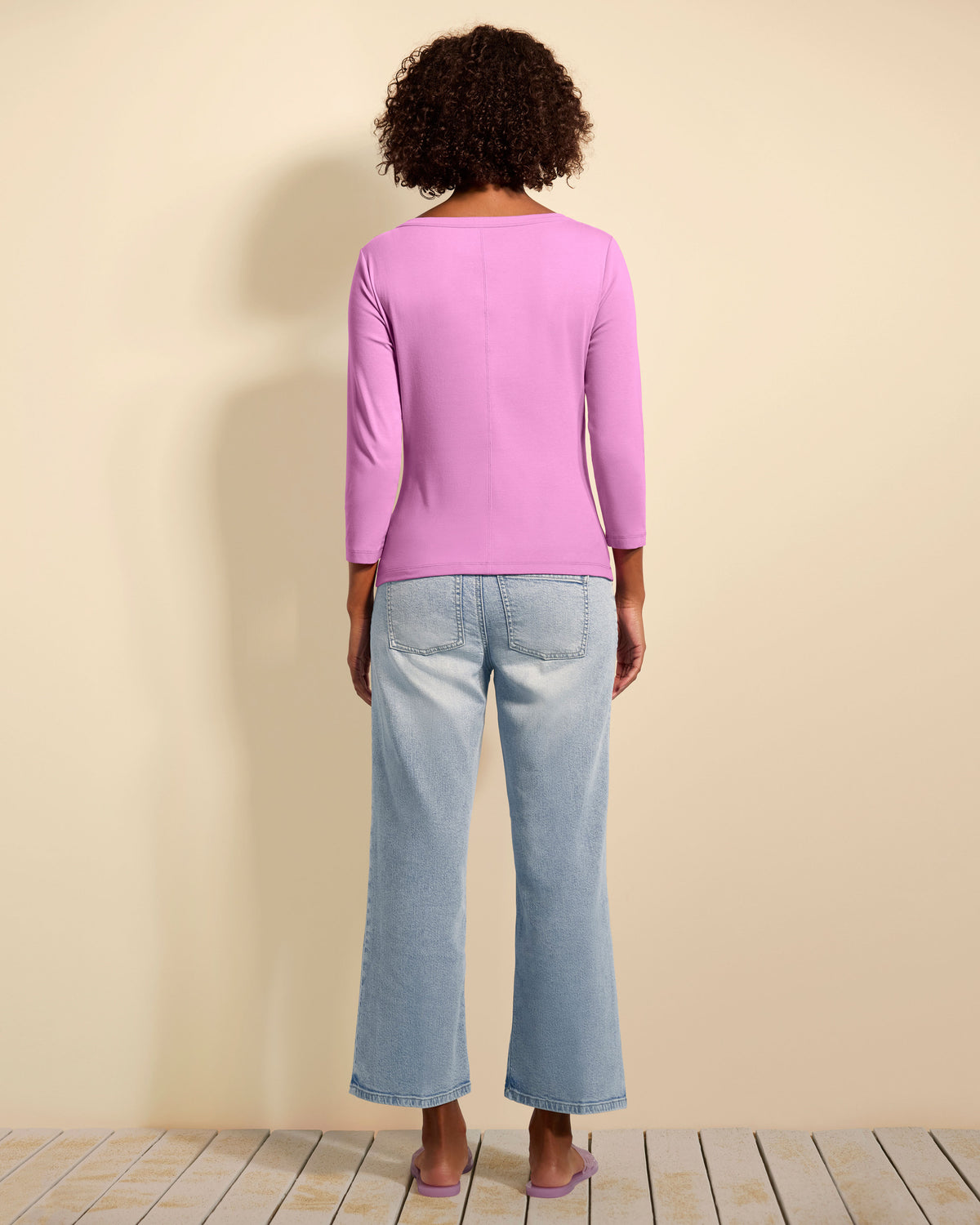 Women’s Candy Pink Ballet Neck Top | Ballet Tee – Cabi Clothing