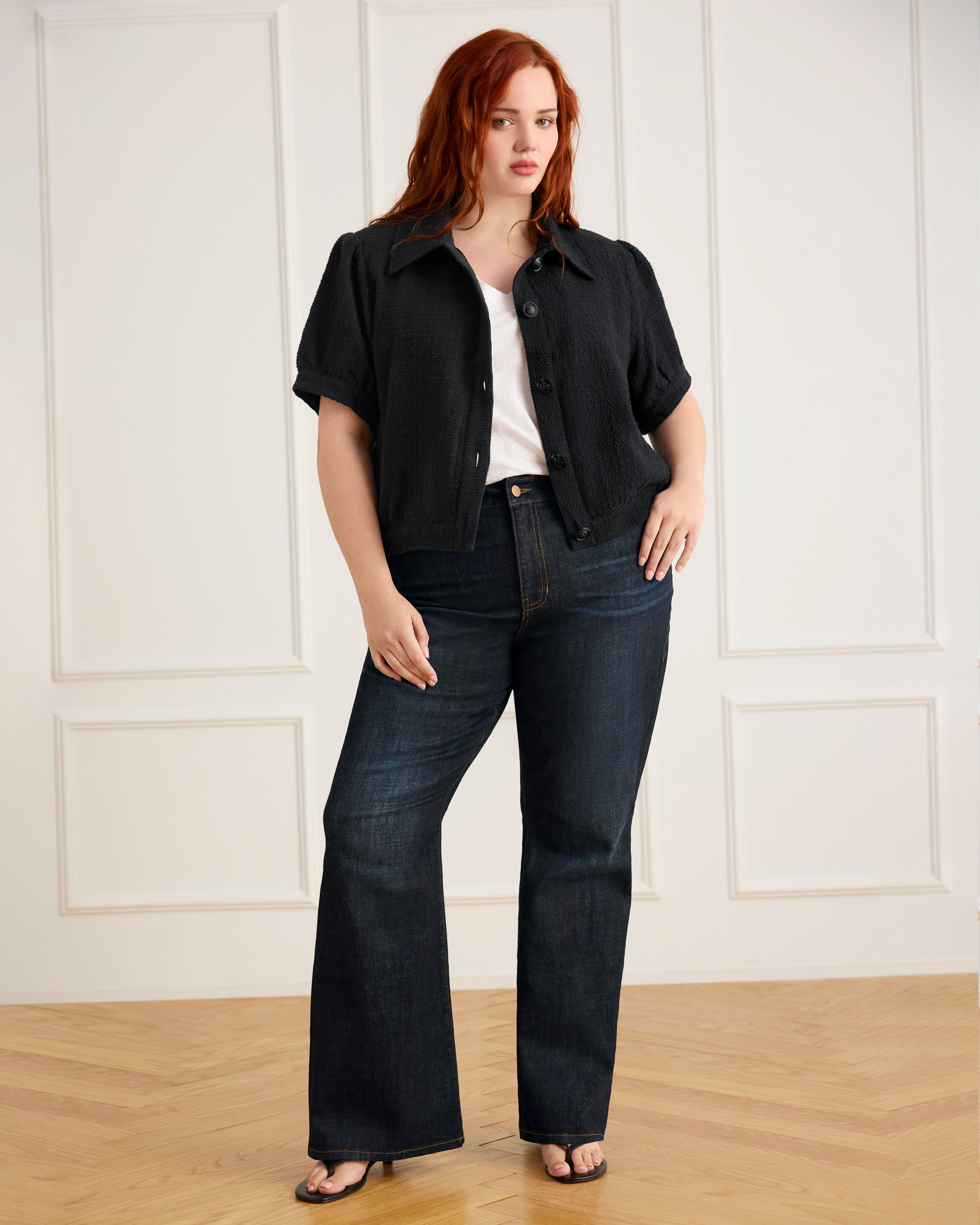 Women’s Short Sleeve Black Jacket | Bettina Jacket – Cabi Clothing